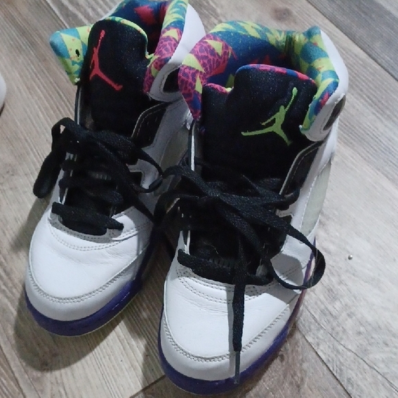 Shoes | Air Jordan Colorful Hightop Sneakers | Poshmark